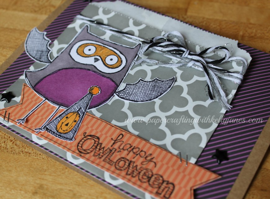August SOTM Blog Hop-What A Hoot | Papercrafting with Kelly Janes