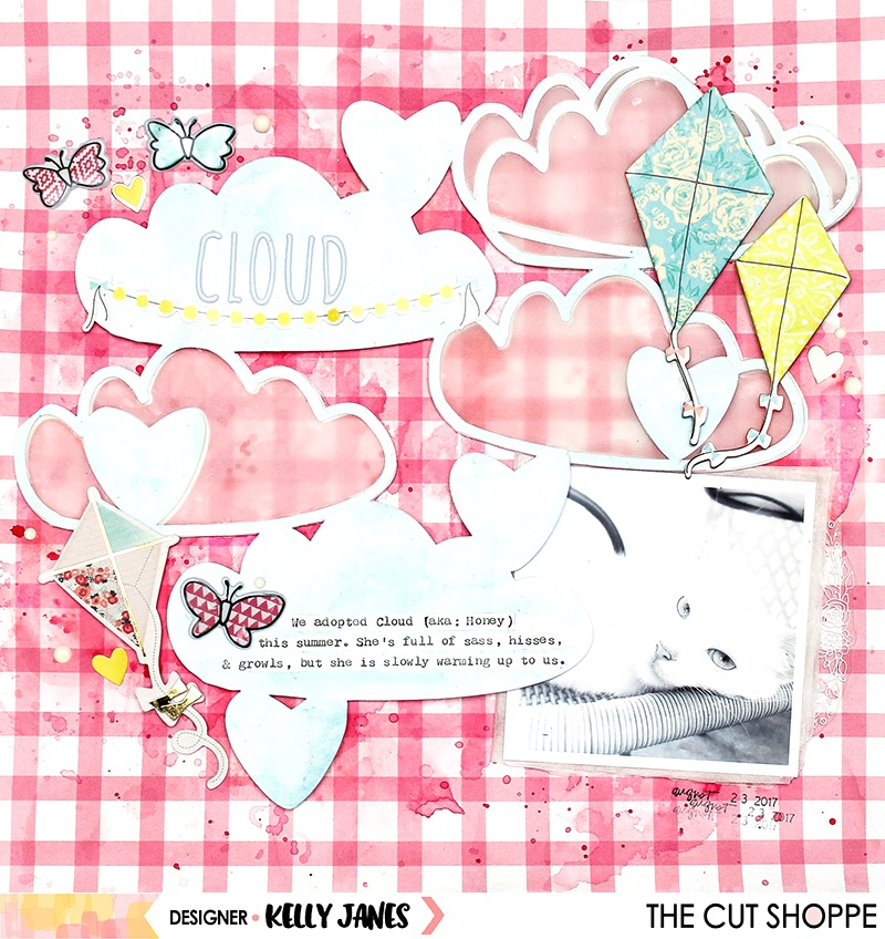 Cloud | The Cut Shoppe | Papercrafting with Kelly Janes